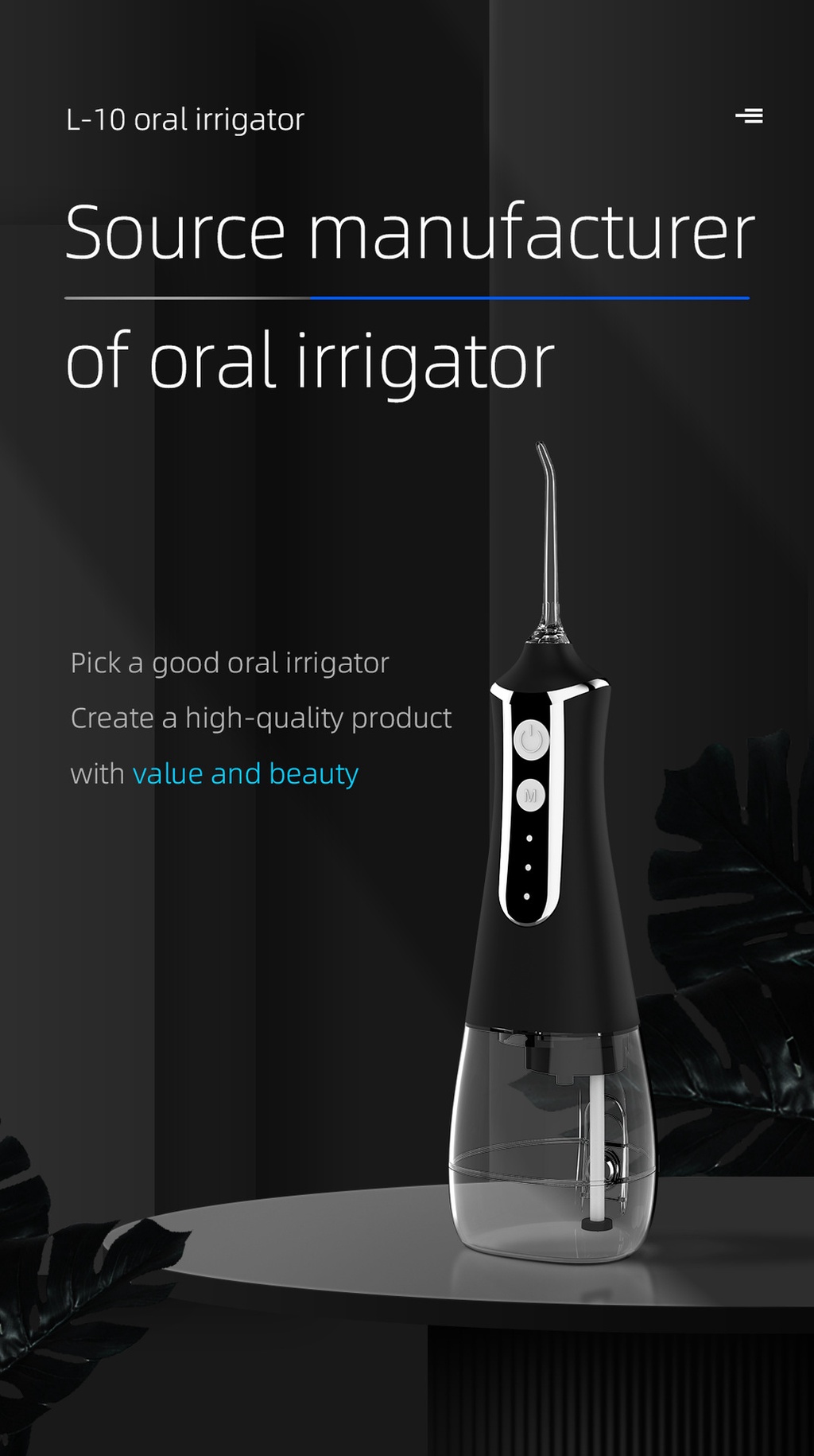 Electric Dental Flusher IPX6 Waterproof Dental Cleaning Machine ...