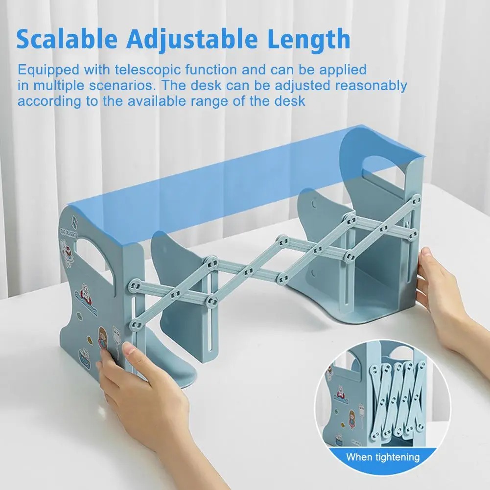 Retractable Bookends For Shelves Book Support Stand Set Adjustable ...