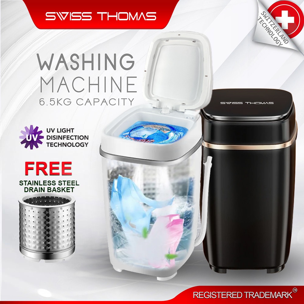 Swiss Thomas Washing Machine Mesin Basuh Baju UV Light Sterilization ...