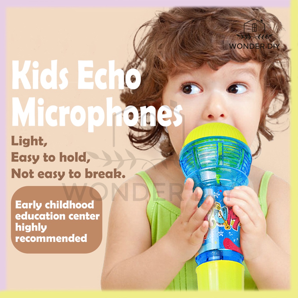 Bigger Size Baby Learning Talking Echo Microphone Mic Voice Changer Toy ...