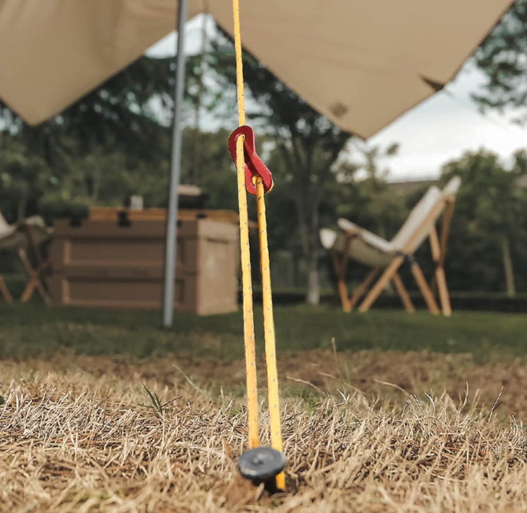 Camping Aluminium Tent Rope Tensioner Adjuster | Shopee Malaysia