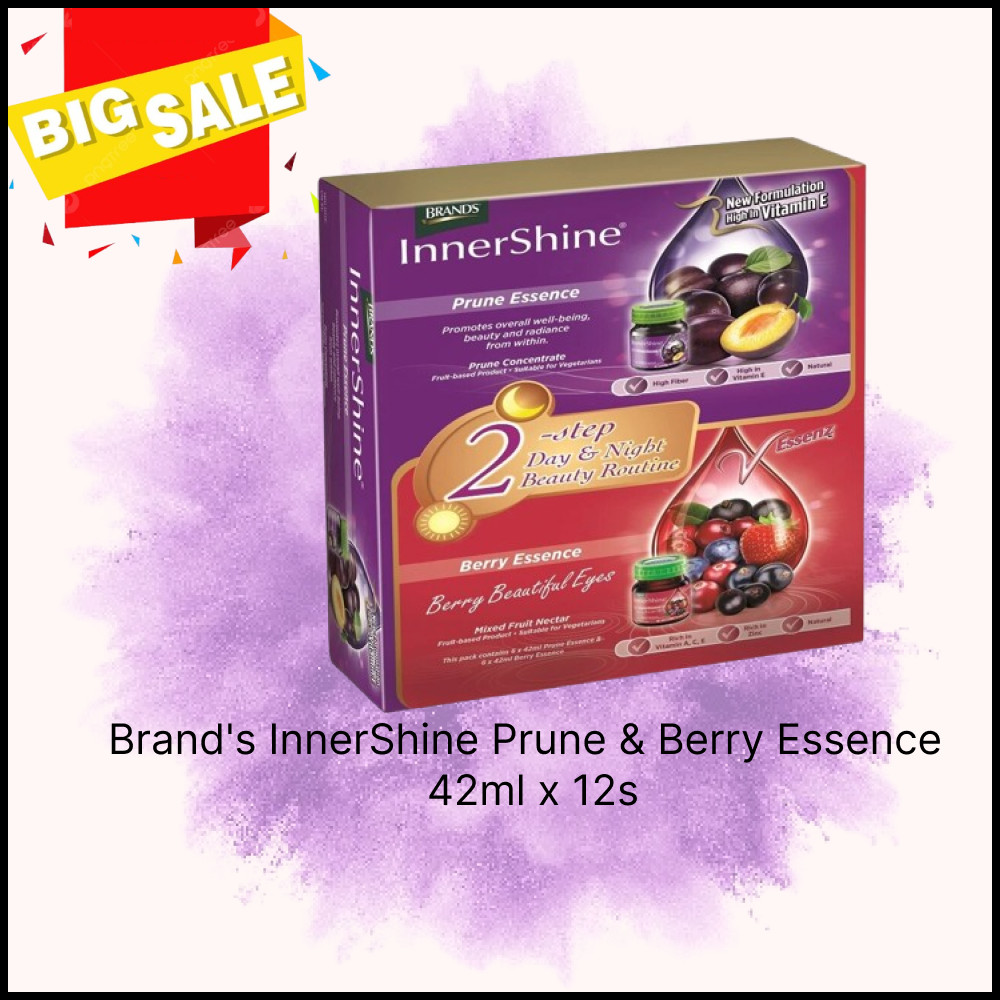 Brand's InnerShine Prune & Berry Essence 42ml x 12s (Exp: Sep 2025 ...