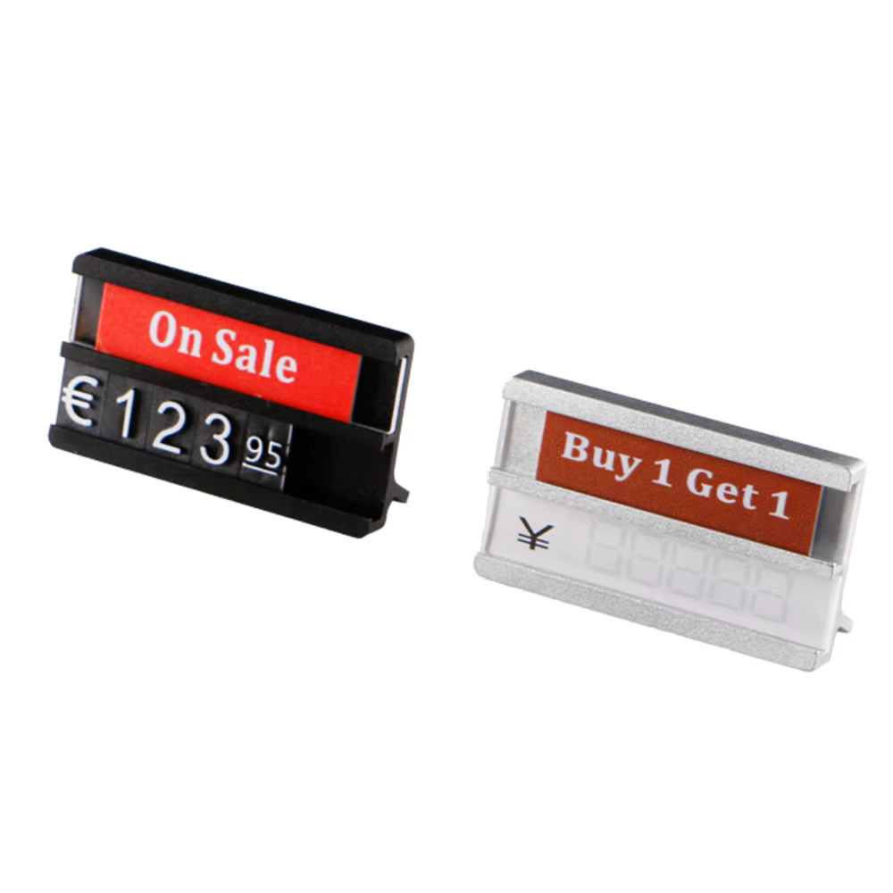 Mini Metal Combined Number Price Cube Tag Jewelry Adjustable Number ...