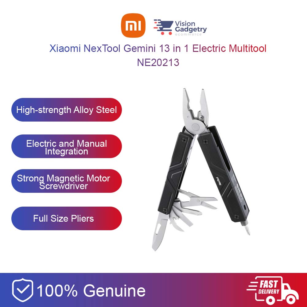 Nextool Gemini 13 in 1 Electric Multitool NE20213 | Shopee Malaysia