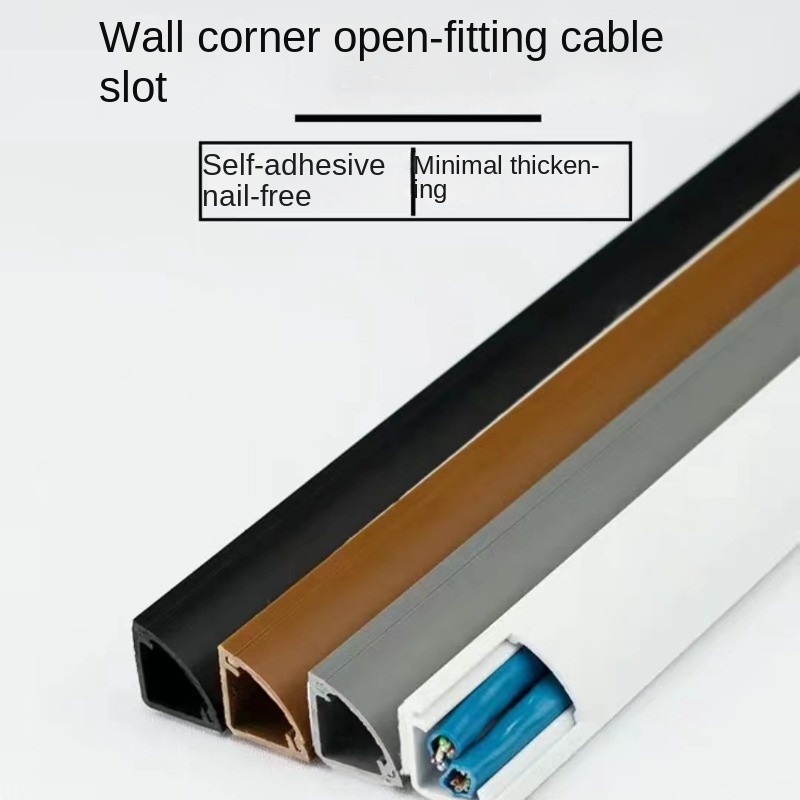 PVC New Material Wall Corner Surface Mounted Triangle Right Angle ...