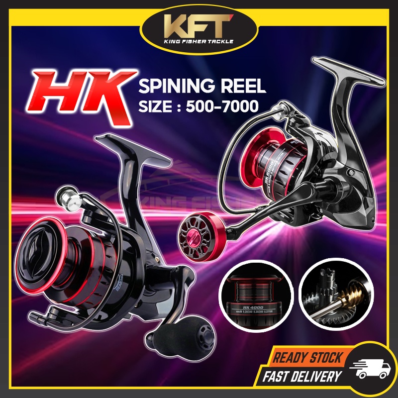 KFT HK Spinning Fishing Reel Mesin Pancing Mancing Ultra Light Pancing ...