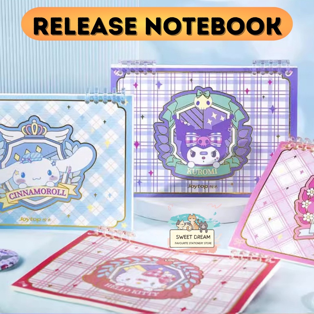A5 SIZE Etsuki Sanrio JK Academy release notebook cartoon cute loose ...