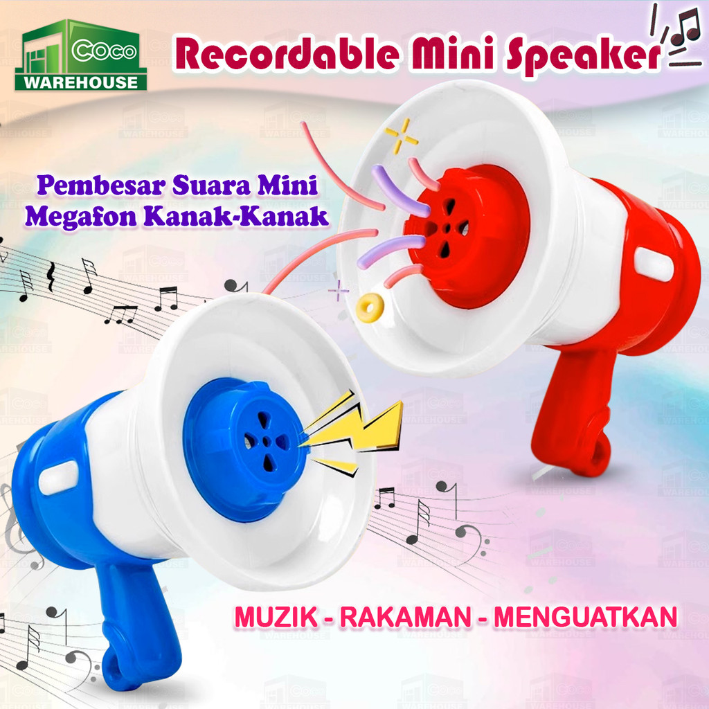 Mini Loudspeaker Toy Recordable Speaker Keychain | Shopee Malaysia