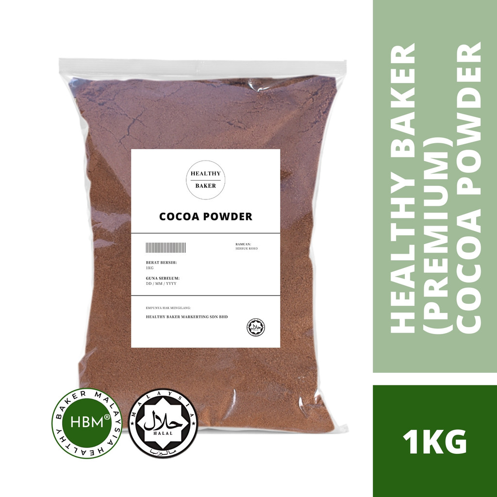 (Premium) Cocoa Powder 1KG, 500G, 200G / Serbuk Koko (Premium) / Halal ...