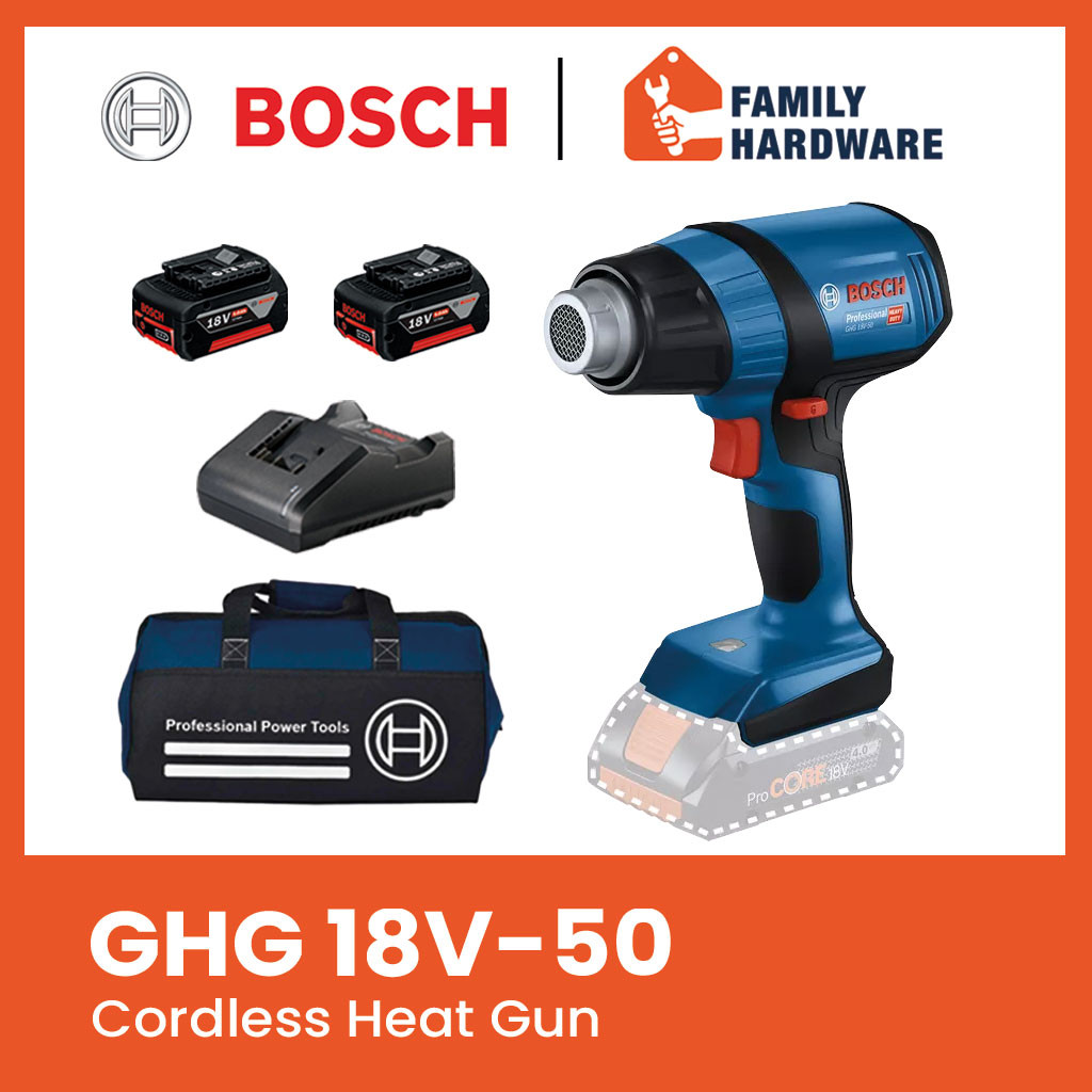 BOSCH GHG 18V-50 Professional 18V Cordless Heat Gun Hot Air Gun ...