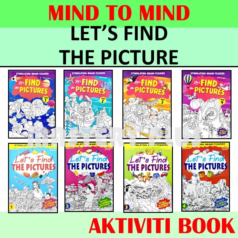 LET'S FIND THE PICTURE BOOK 1-BOOK 4 STIMULATING BRAIN-TEASERS - MIND ...