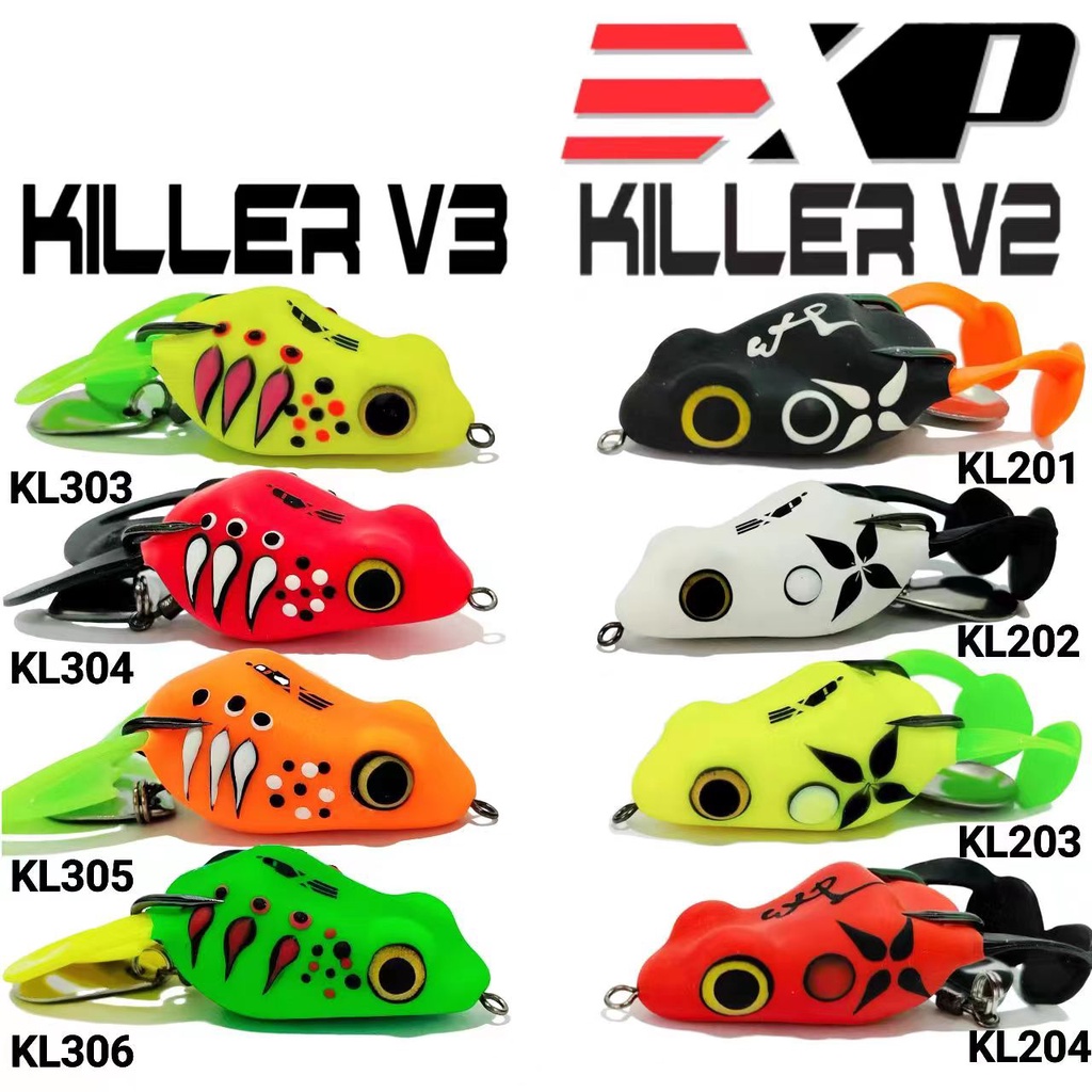 EXP KILLER V2 & V3 FROG SOFT FROG (L-KL2 & L-KL3) | Shopee Malaysia