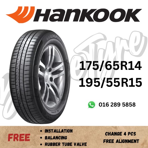 175/65R14 Hankook Kinergy Eco2 K435 1756514 175 65 14 175/65R14 175-65-14 tayar tyre tire tiptop ...