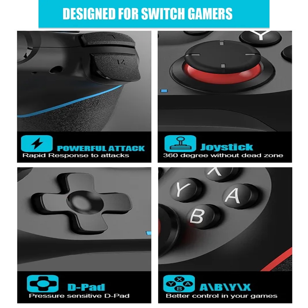 Wireless Bluetooth Controller For Nintendo Switch/Pro /Switch OLED ...
