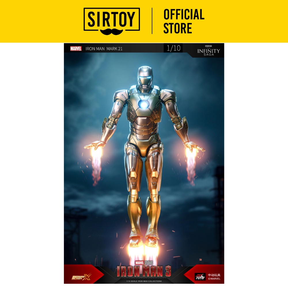 ZD Toys 1/10 Scale Action Figure - Iron Man Mark 21 Midas | Shopee Malaysia