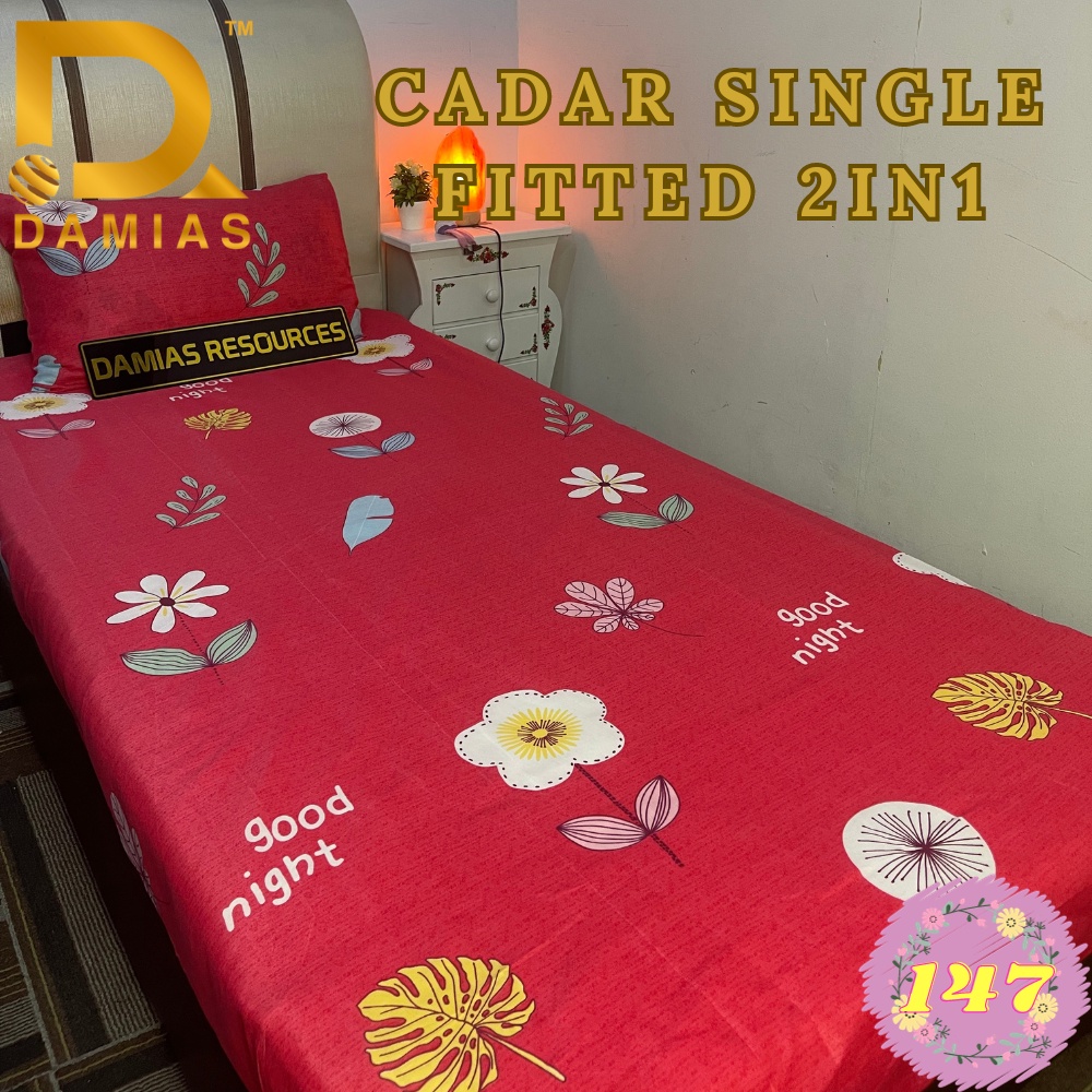 Cadar Getah Fitted Set 2in1 RAMLYS Doremi Bedsheet Design Abstrak ...