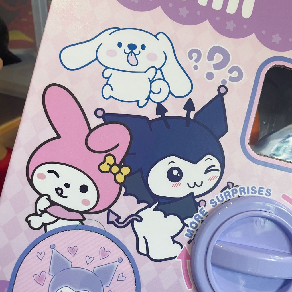 Sanrio Capsule Kuromi Cinnamoroll Gachapon Mainan Egg Machine Egg ...