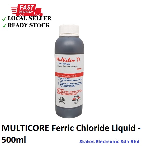 MULTICORE Ferric Chloride Liquid - 500ml | Shopee Malaysia