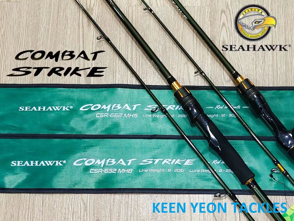 SEAHAWK COMBAT STRIKE SPINNING/ BAITCASTING FISHING ROD | Shopee Malaysia
