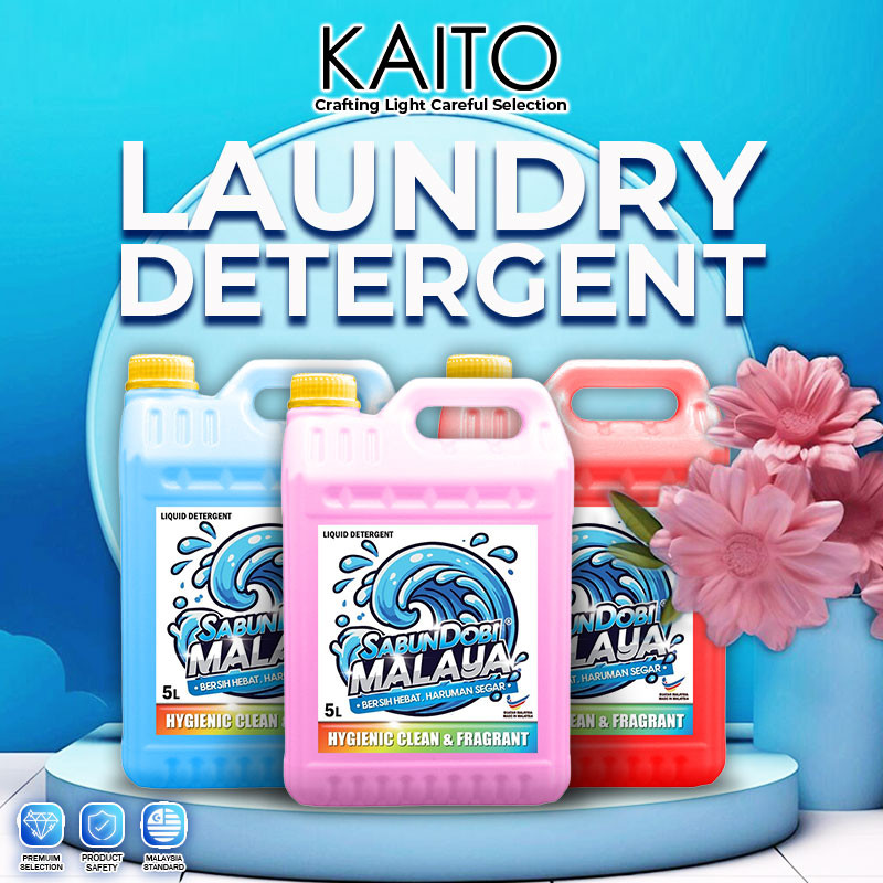Sabun Dobi Malaya 5L Laundry Liquid Detergent High-Quality Concentrated ...