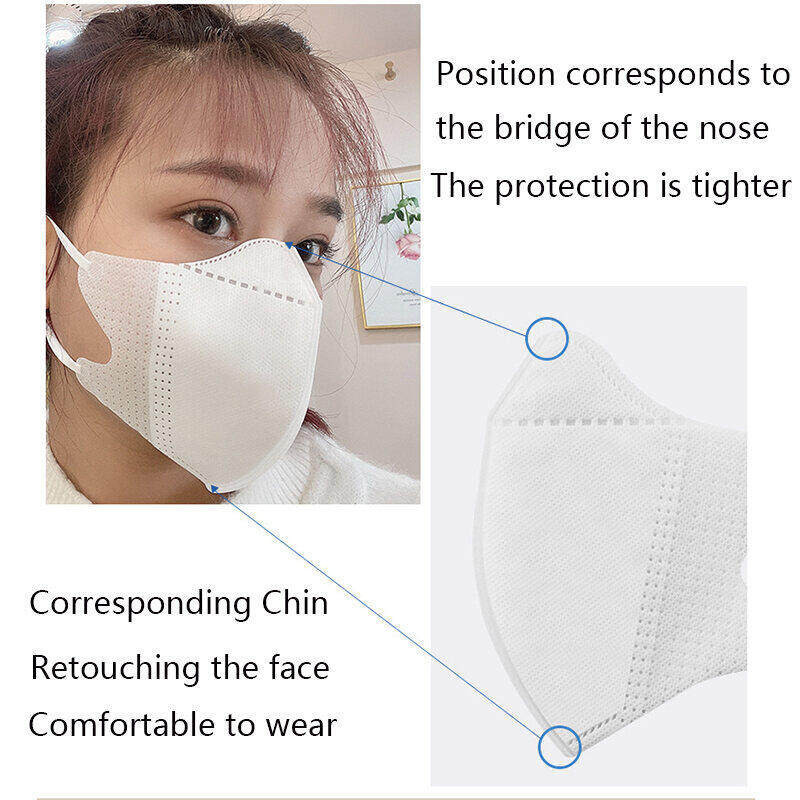 KF94 MASK 50pcs HEADLOOP MASK HIJAB MASK KF94 4 LAYERS PROTECTION FACE ...