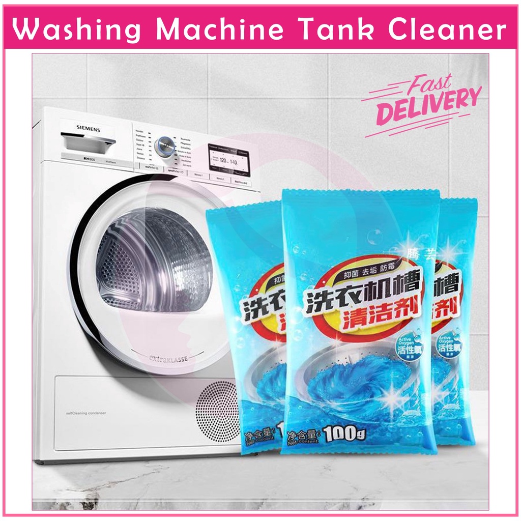 100g Washing Machine Tank Cleaner Detergent Powder Removal Internal ...