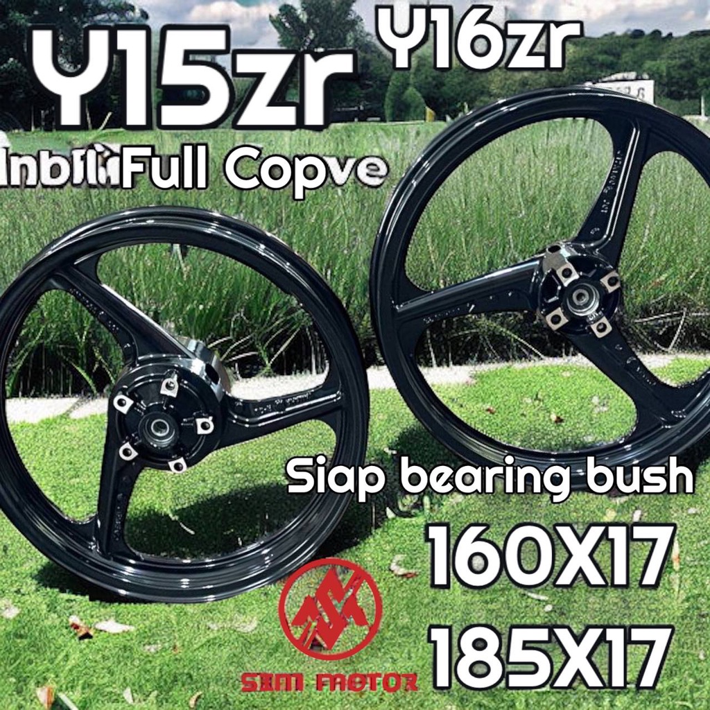 Y15 Y15ZR Y16 Y16ZR sport rim 399 3 batang kaki 160x17 185x17 ENKEI 3 BATANG SPORT RIM ( FULL ...