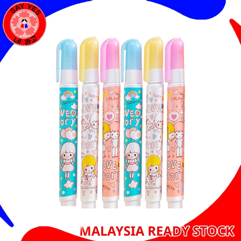 SayYes Pen Cecair Quick Drying Liquid Correction Pen Correction Fluid ...