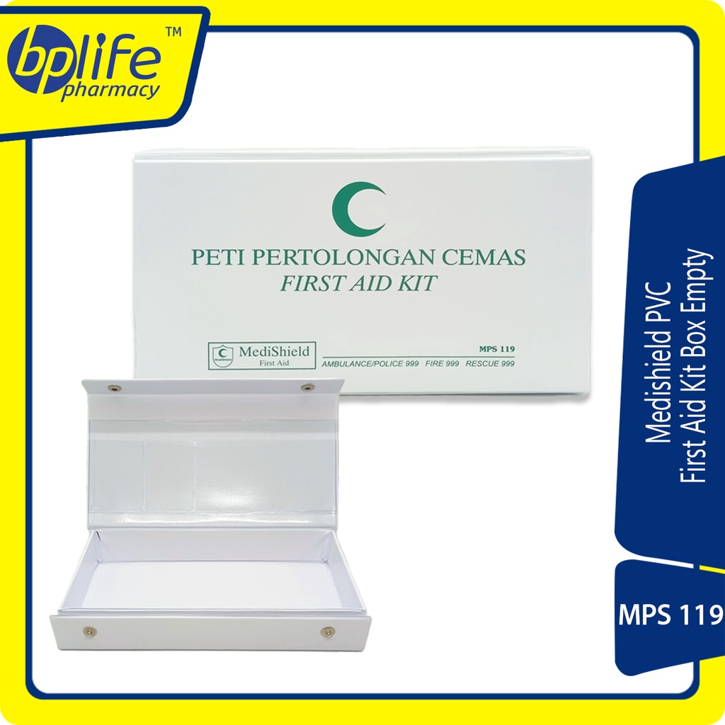 Medishield PVC First Aid Kit Box Empty (MPP159/ MPS119/ MPM 129 ...