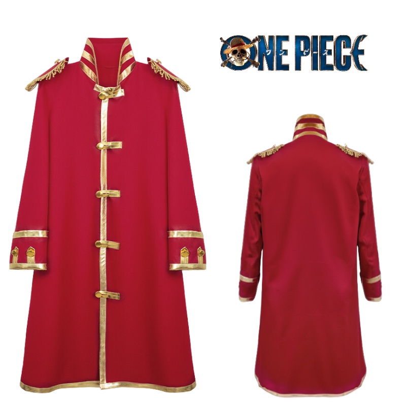 Authentic Pirate King Luffy Cosplay Costume Anime Style Cape And Outfit ...