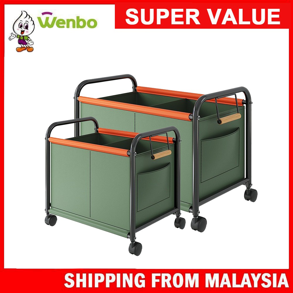 Wenbo Children Toys Storage Toys Organizer Moving Wheel Cart Basket ...