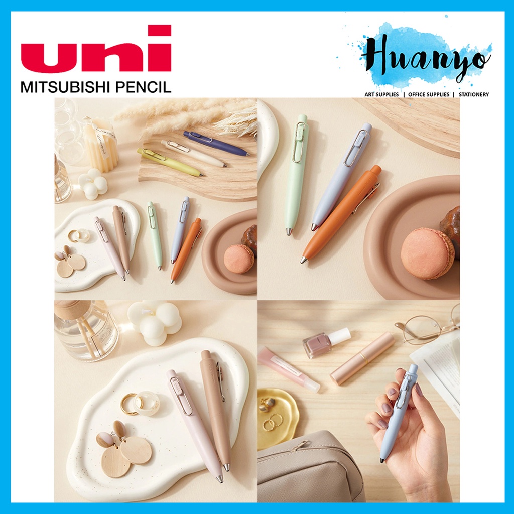 Uni-ball Uni One P Gel Ink Pen (Pocket LImited Edition, Pastel Barrel ...
