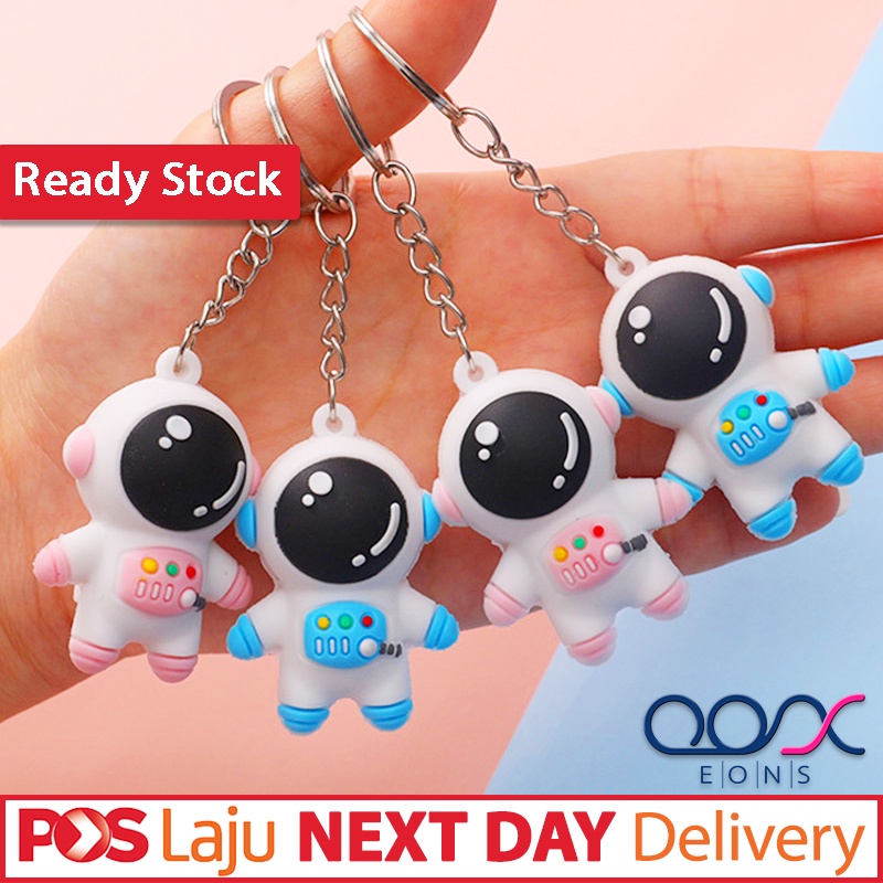 FASHIONABLE 💖 Cartoon Astronaut Keychain Cute Couple Pendant Three ...