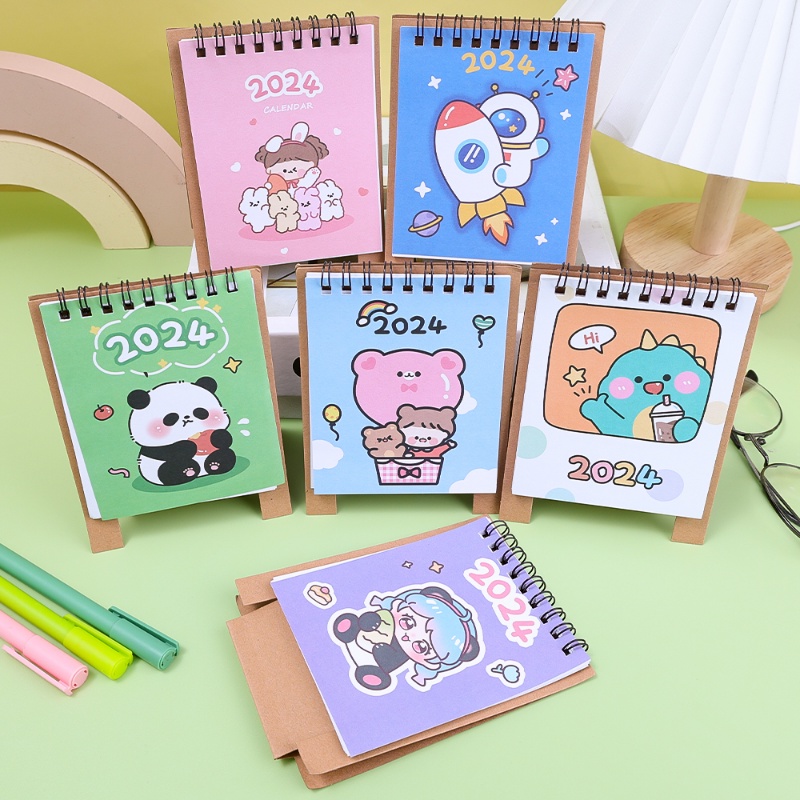 2024 Ins Style Cartoon Sanrio Painted Desk Calendar / Daily Schedule ...