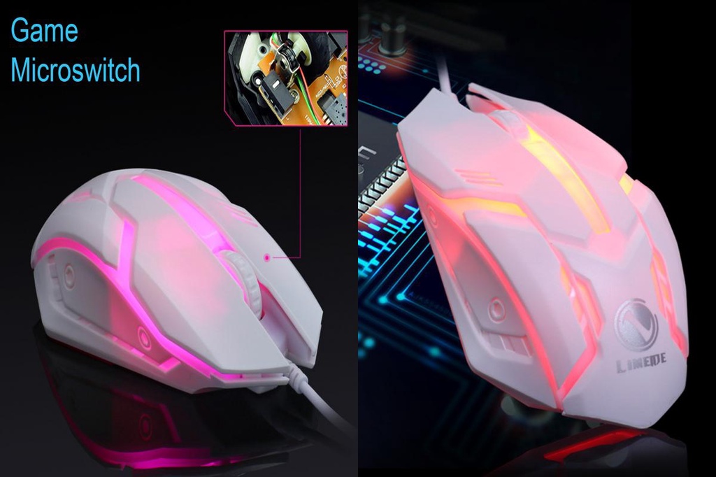 COOD Mechanical Gaming Mouse Gaming Mouse for Accurate Movement High ...