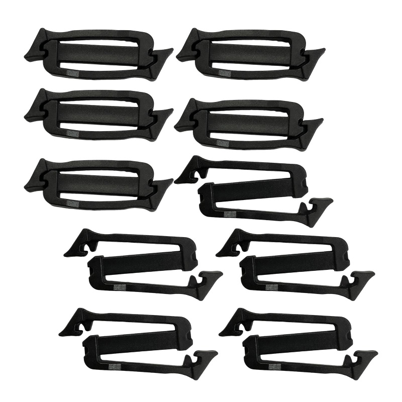LUC 10pcs Practical Shoulder Strap Buckle Triglide Slide Backpack Clip ...