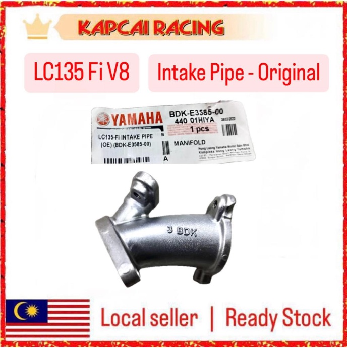 ORIGINAL YAMAHA LC135-Fi V8 135LC Fi V8 LC 135 Fi V8 INTAKE PIPE ...