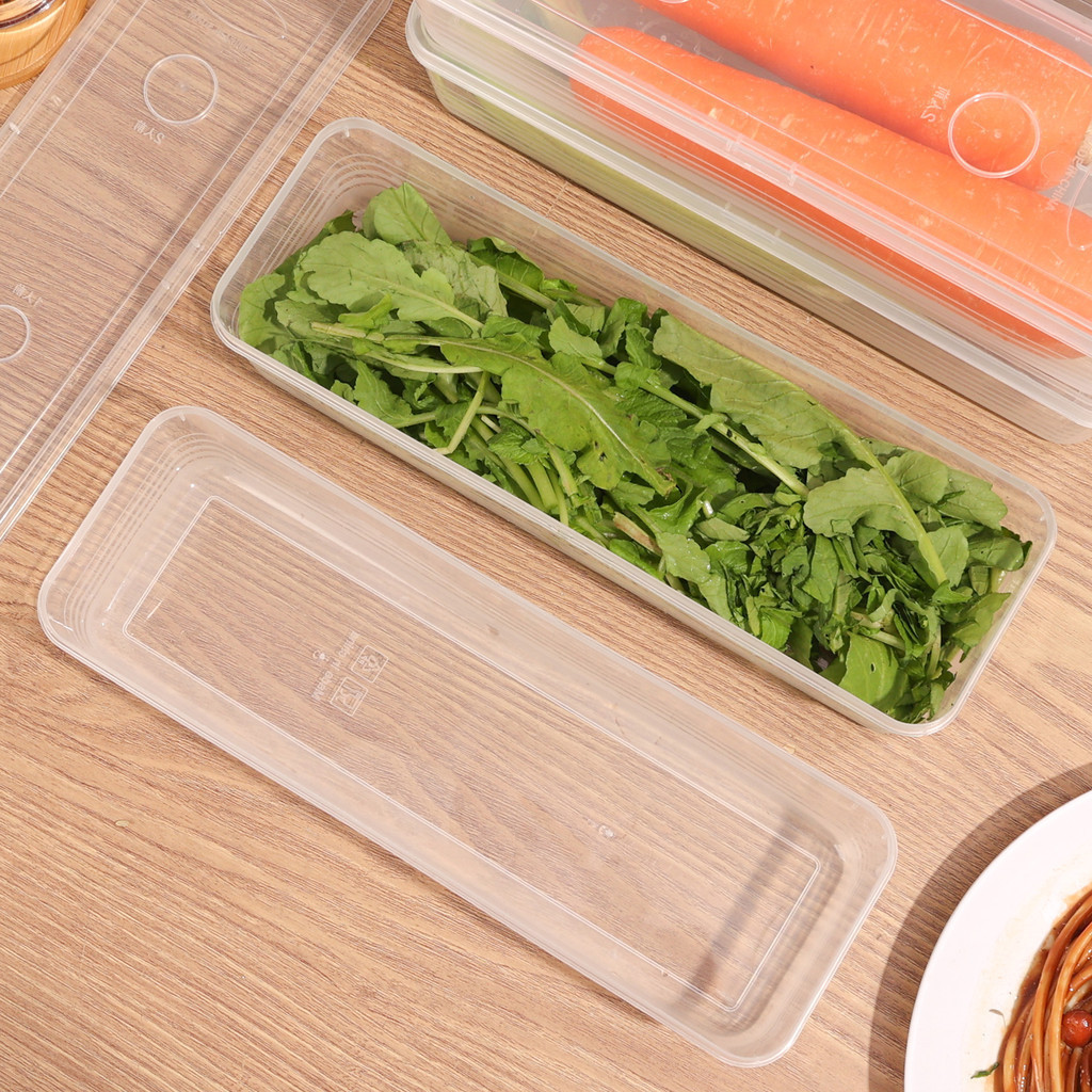 Refrigerator Storage Boxes - Scallions Vegetable Fruit Fresh Boxes Food ...