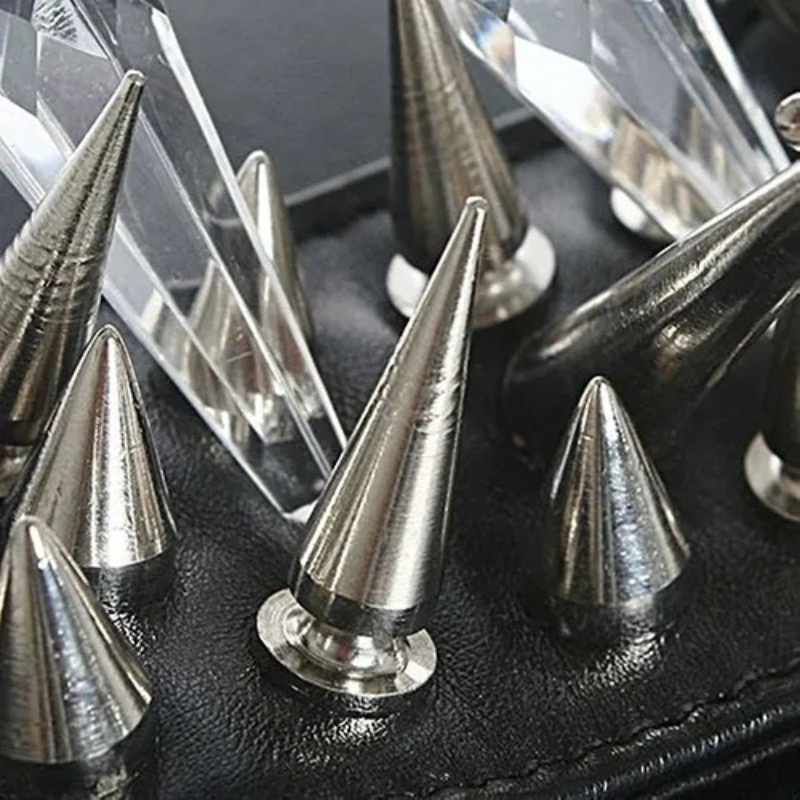 10mm Metal Double Cap Screw Rivets Buckle / Clothing Decor Accessories / Cool Rock Style DIY ...