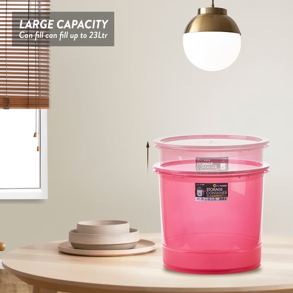 Elianware 18Ltr/23Ltr Keropok Airtight Storage Container Food Rice ...