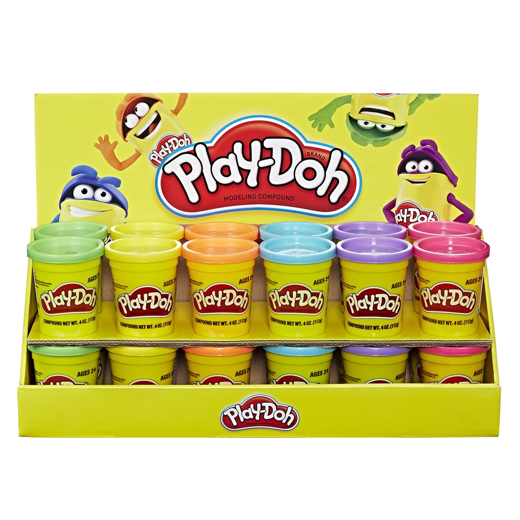 Play-Doh 4 Oz Single Can Multi Color Toys For Age 2+ Clay & Dough Toys ...