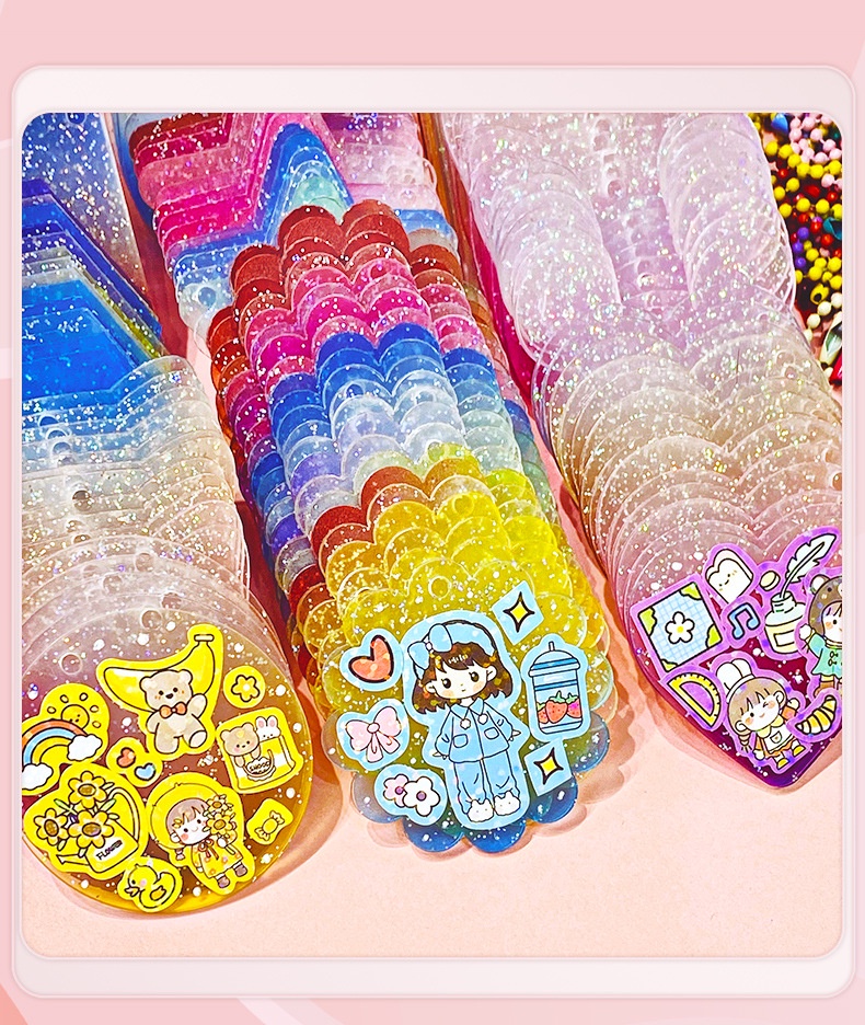 goo goo card goo card set guka keychain making set murah 咕卡盤 buat ...