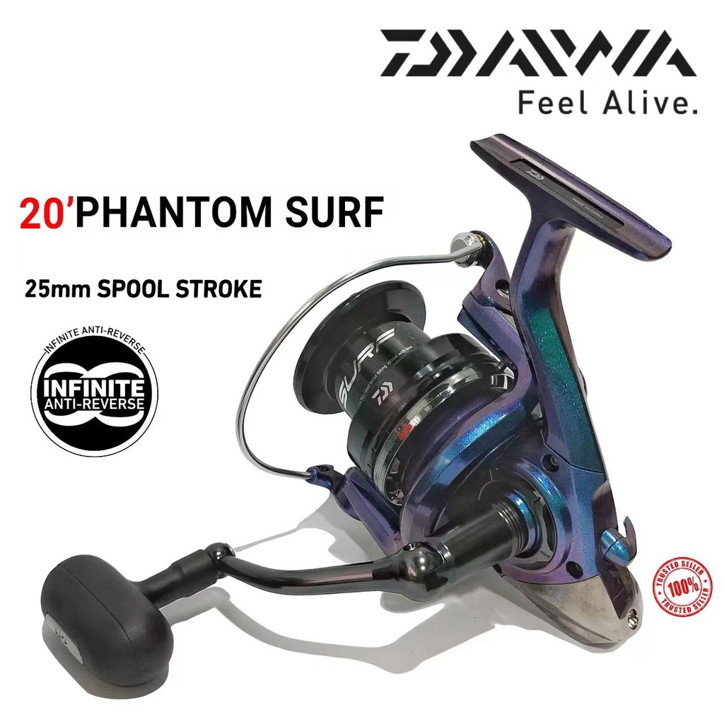 DAIWA 2020 PHANTOM SURF 5000 SPINNING FISHING REEL | Shopee Malaysia