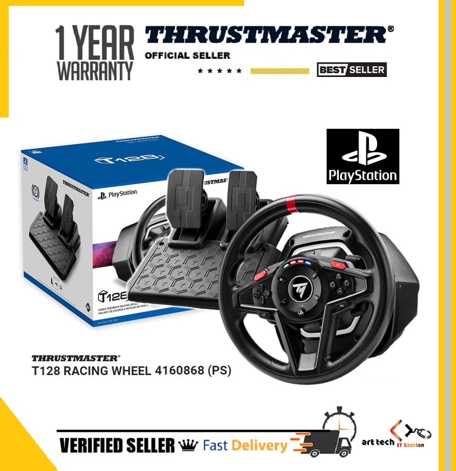 THRUSTMASTER T128 PS VERSION RACING WHEEL | FOR PS5 & PS4 ONLY ...
