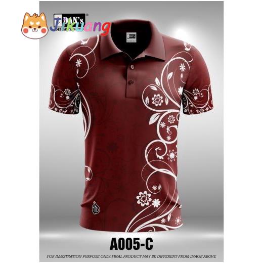 A005 BATIK SONGKET SUBLIMATION POLO COLLAR TSHIRT | Shopee Malaysia