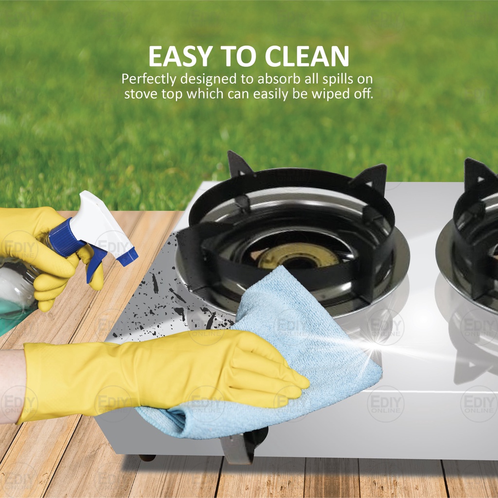 SAWANA 3 BURNERS HEAVY DUTY HIGH PRESSURE DAPUR GAS STOVE COOKER ...