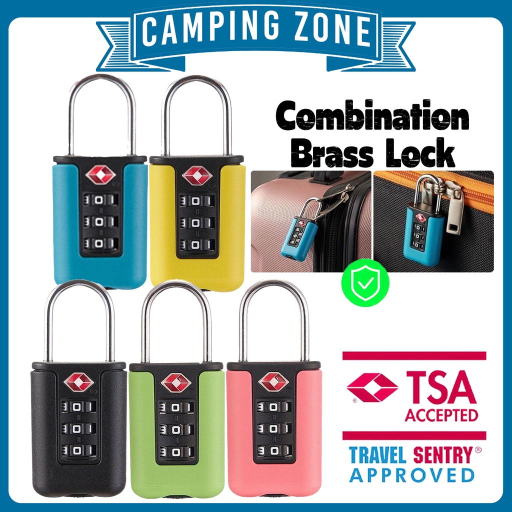 TSA Luggage Lock Locker Padlock Number Password Combination Lock Travel ...
