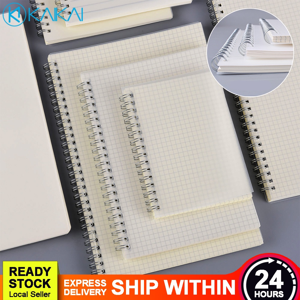 🔥 STURDY COVER 🔥 80 Sheets Spiral Coil Notebook Sketchbook Notepad ...