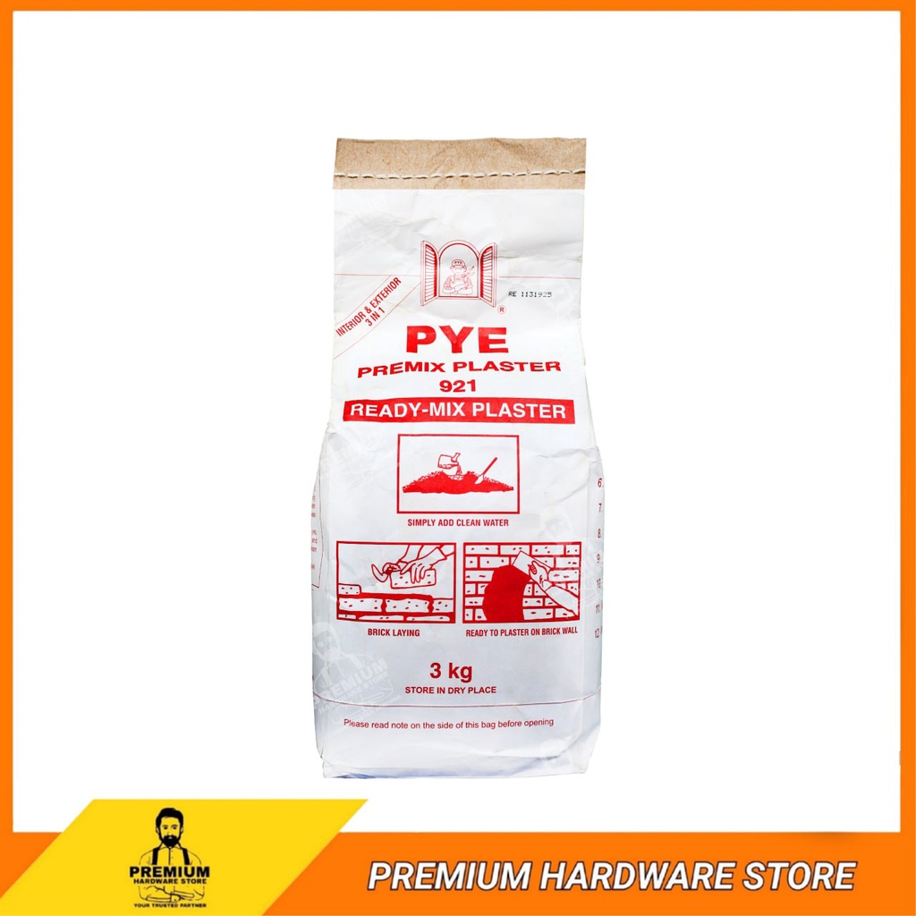 PYE Premix Plaster 921 Cement Plaster Ready Mix Cement Plaster Brick ...