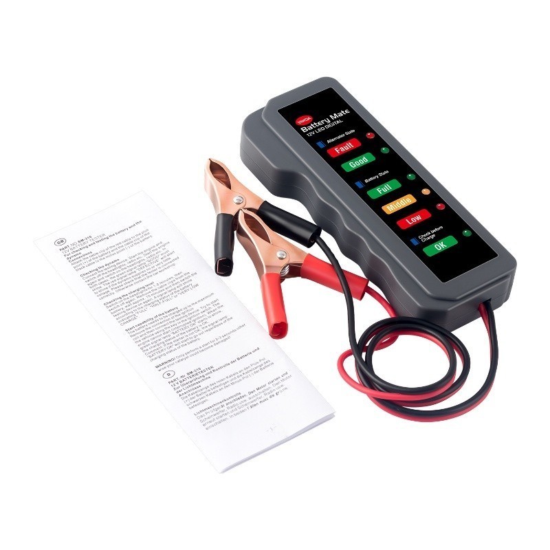 12V Multifunctional Battery Testers Car Battery Analyzer Digital ...